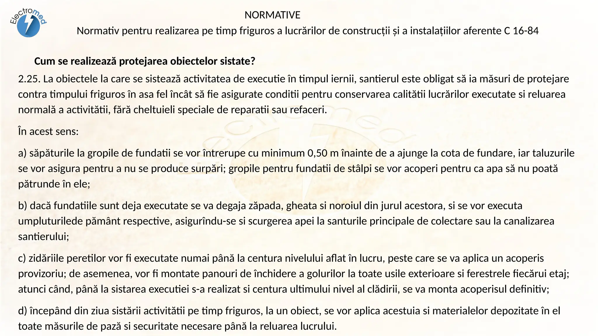 Conspect normativ C 16 realizarea pe timp friguros .pptx