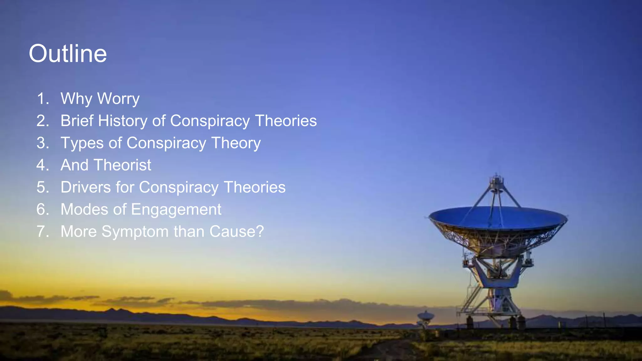 Conspiracy Theories in the Information Age | PPTX