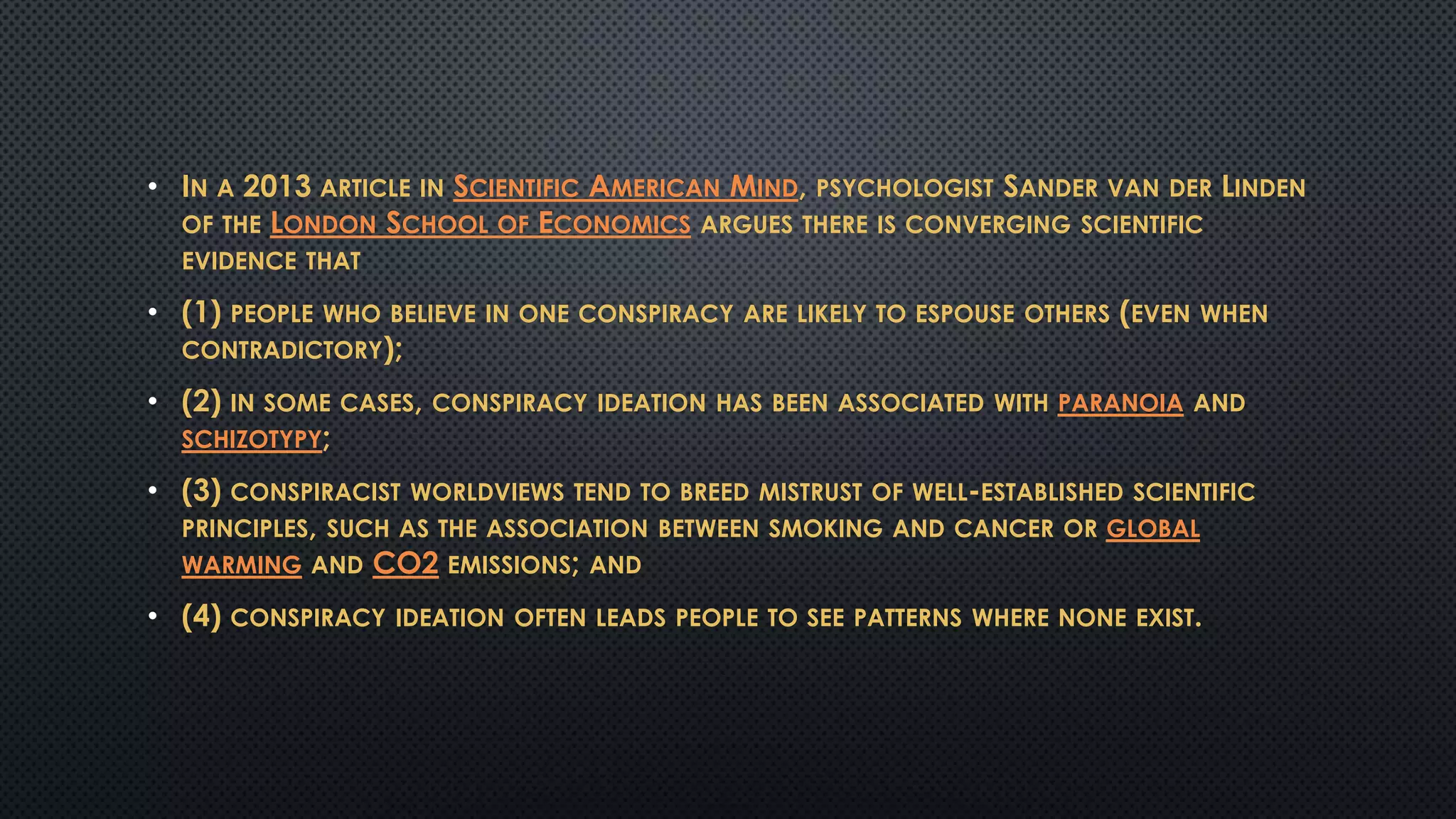 Conspiracy Theory | PPTX