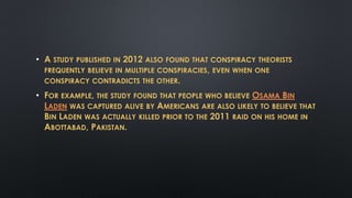 Conspiracy Theory | PPTX