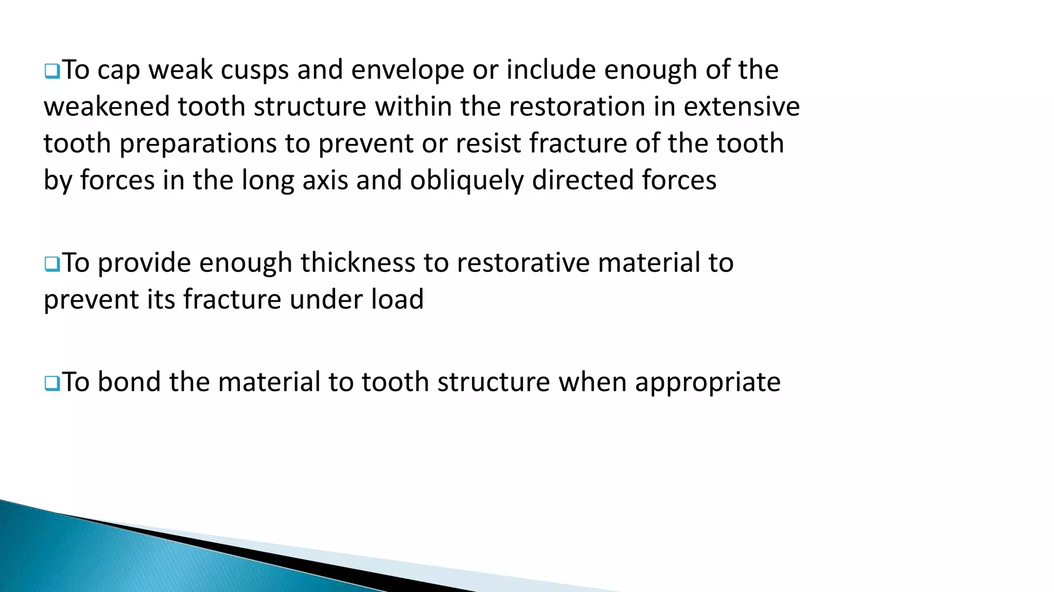 Fundamentals in tooth preparation (conservative dentistry) | PPTX