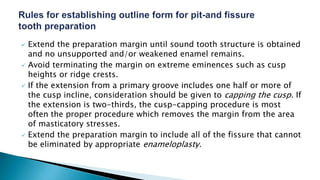 Fundamentals in tooth preparation (conservative dentistry) | PPTX