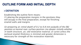 Fundamentals in tooth preparation (conservative dentistry) | PPTX