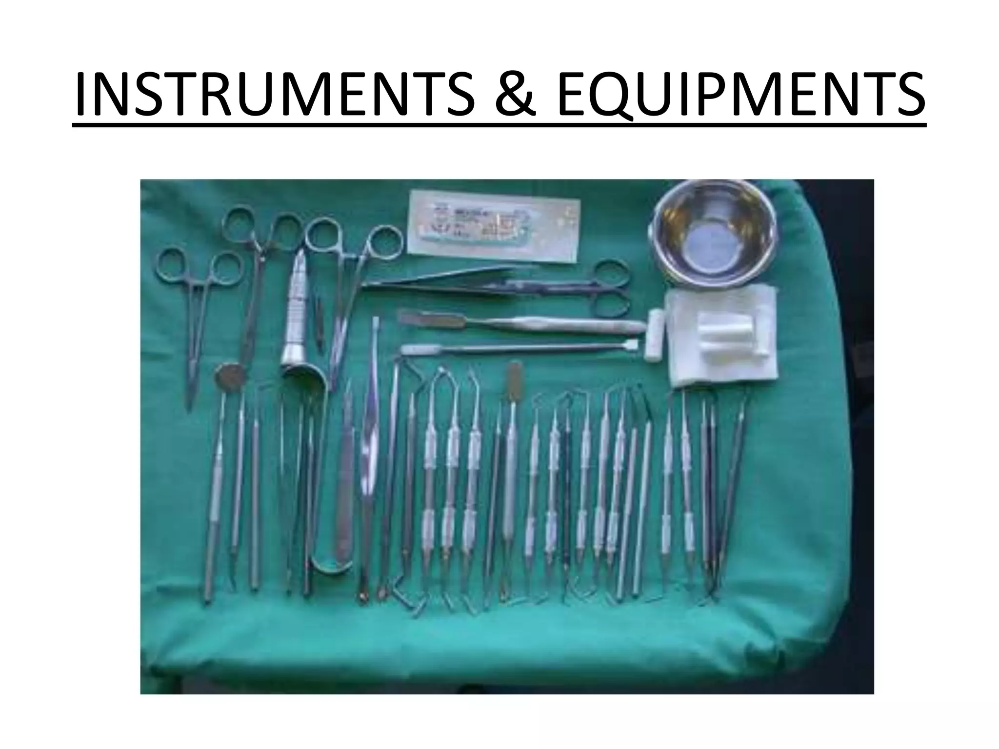 Instruments used in Conservative Dentistry | PPTX