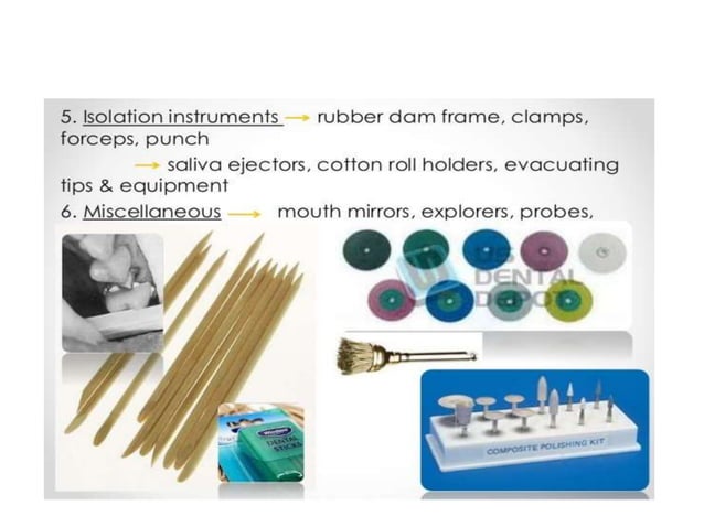 Instruments used in Conservative Dentistry | PPTX