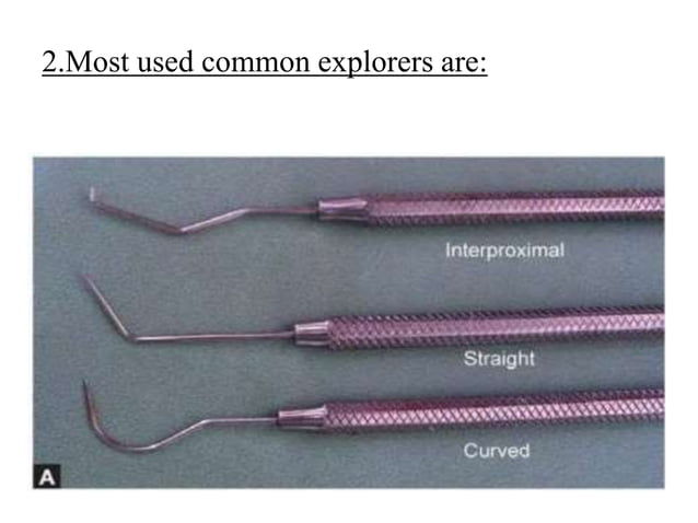 Instruments used in Conservative Dentistry | PPTX