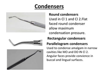 Instruments used in Conservative Dentistry | PPT