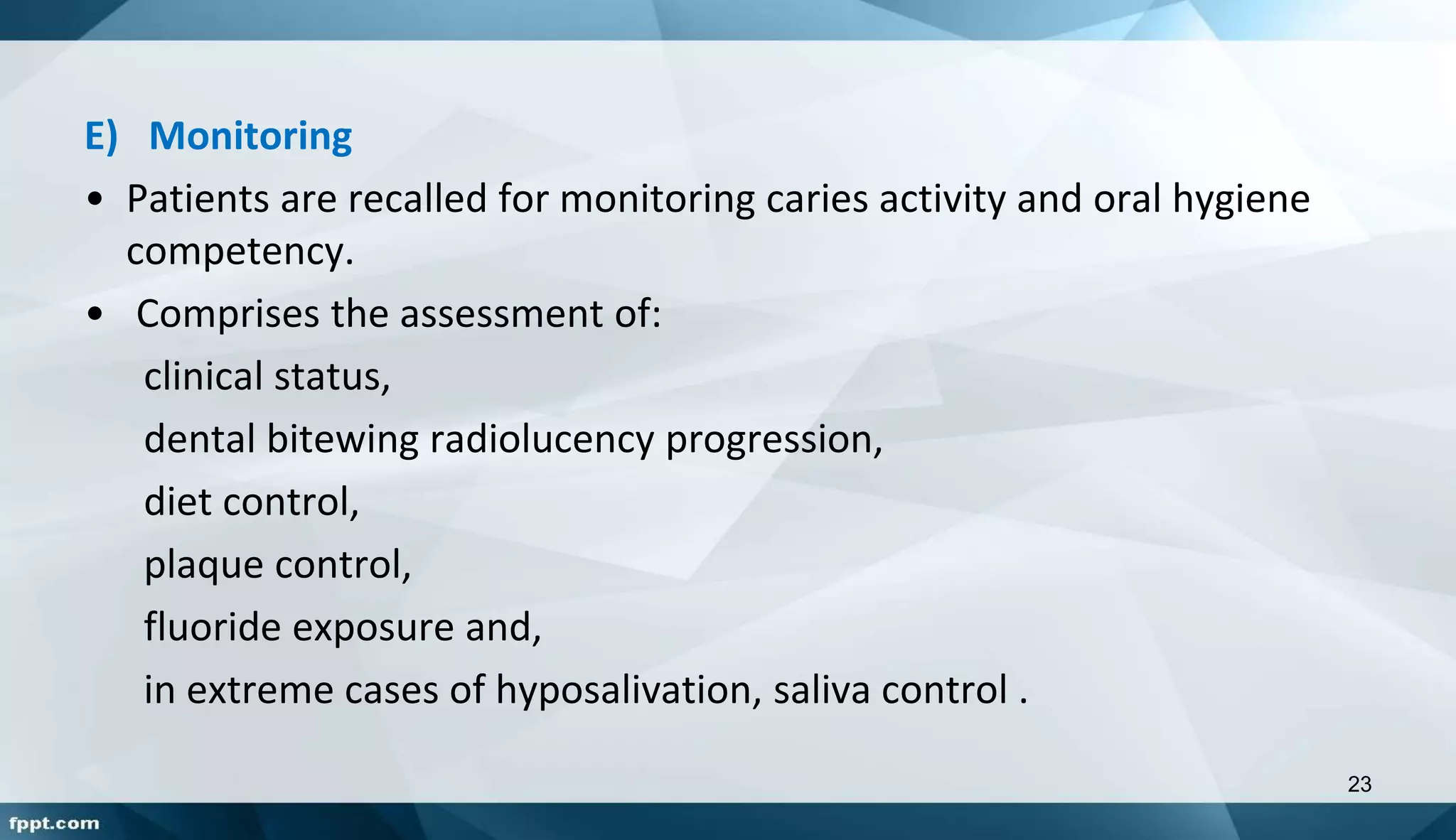 Caries Management System | PPTX