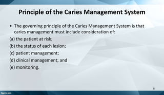 Caries Management System | PPTX