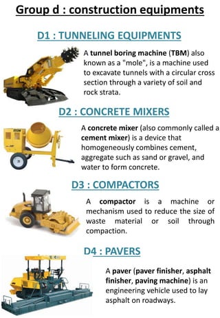 CONSTRUCTION EQUIPMENTS | PPTX