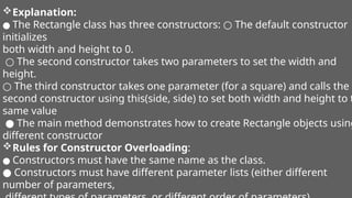 constactor overloading.pptx Tanisha patel | PPTX