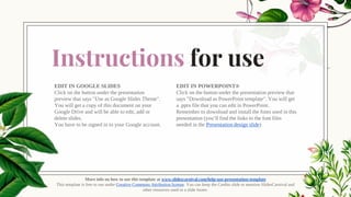 Garden template for ppt or google slides | PPTX | Desktop Publishing ...