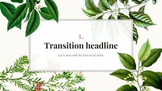 Garden template for ppt or google slides | PPTX