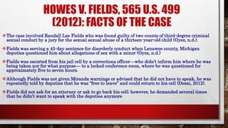 Miranda Rights and how They Failed | PPTX