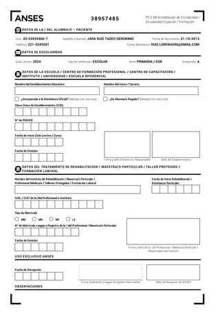Constancia Laboral Formato