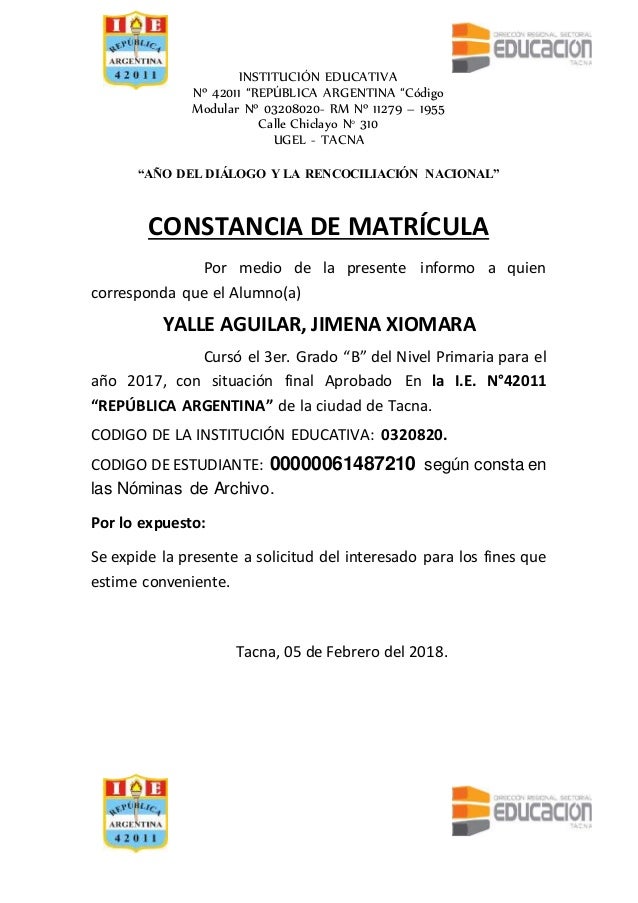 Constancia De Estudios Editor De Texto Certificados Imprimibles Unamed