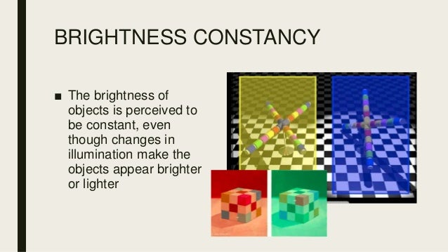 Constancy in design