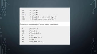 constant in C | PPTX