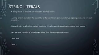 constant in C | PPTX