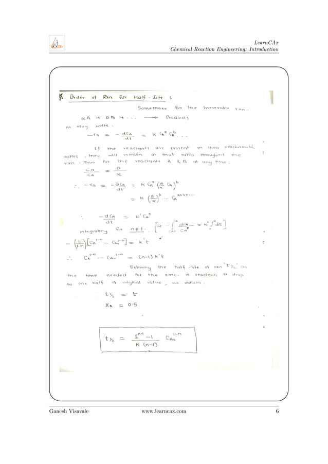 Constant Volume Batch Reactor | PDF | Chemistry | Science