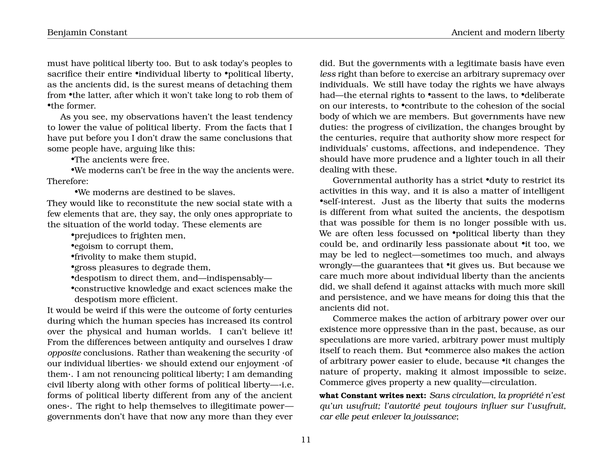 Constant, B. The Liberty of the Ancients Compared with that of the Moderns, 1819.pdf