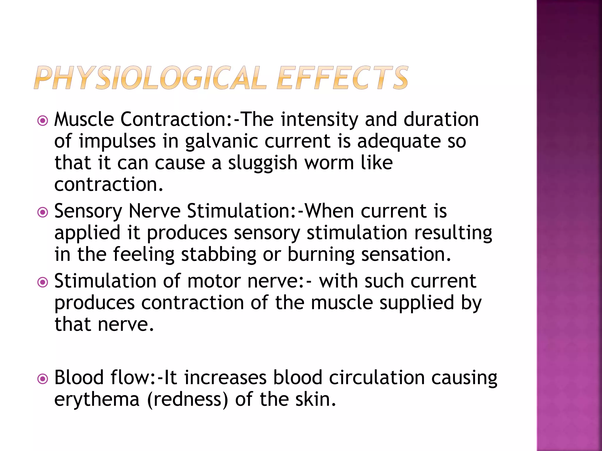 Constant galvanic current | PPTX