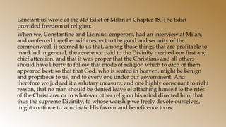 Part II Constantine | PPTX