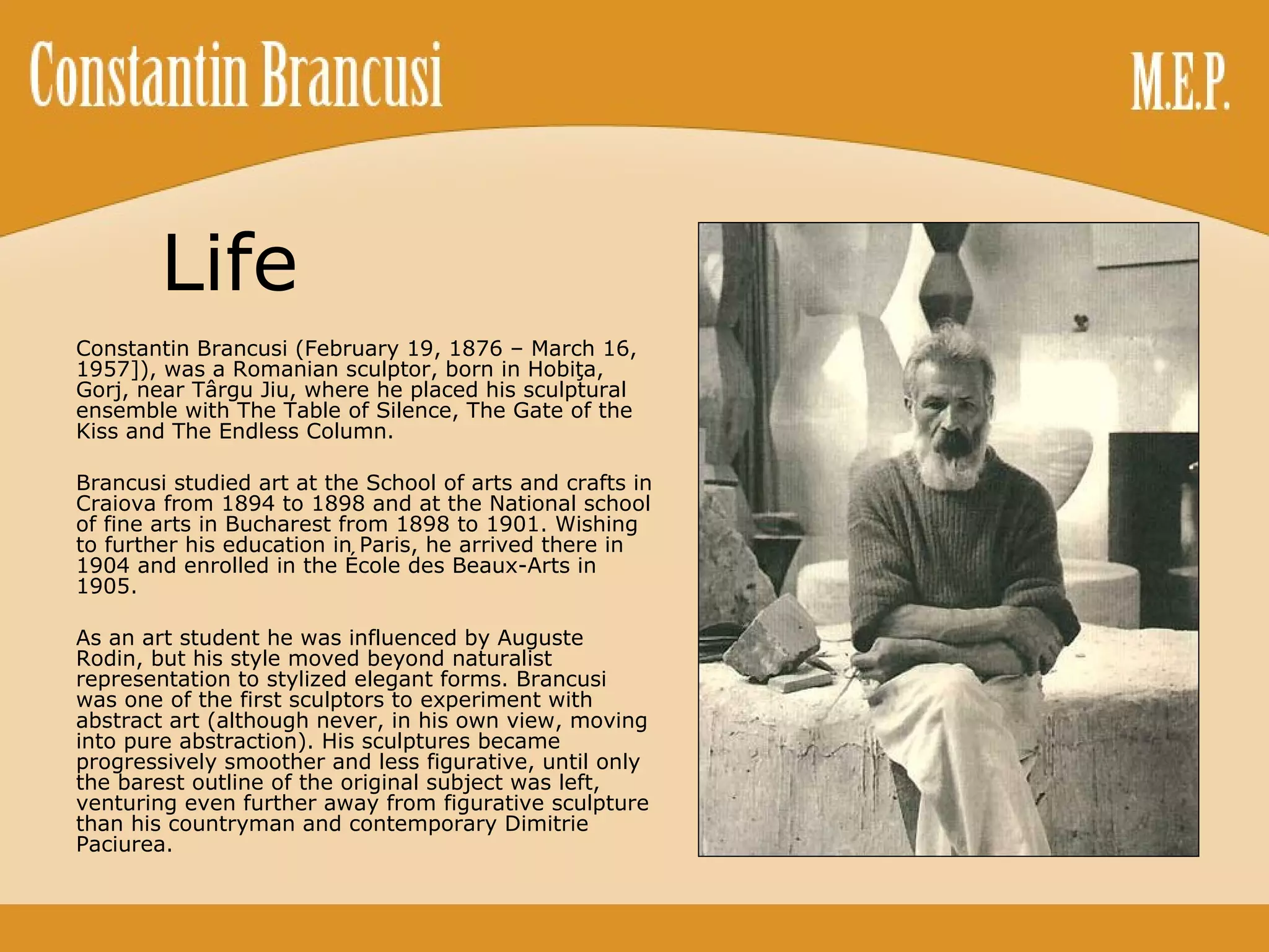 Constantin Brancusi | PPT