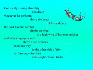 Constantly risking absurdity | PPT