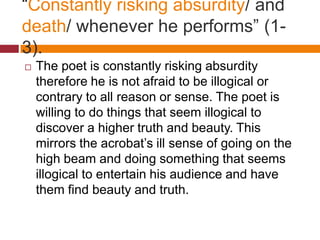 Constantly risking absurdity | PPT