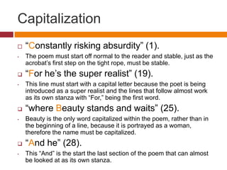 Constantly risking absurdity | PPT