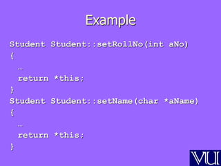 constant member functions and this pointer - Copy.ppt