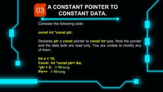 Constant Qualifier with Pointers in CPP.pptx