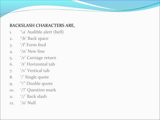 Constants in C | PPT