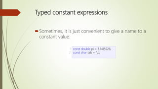 Constants | PPT