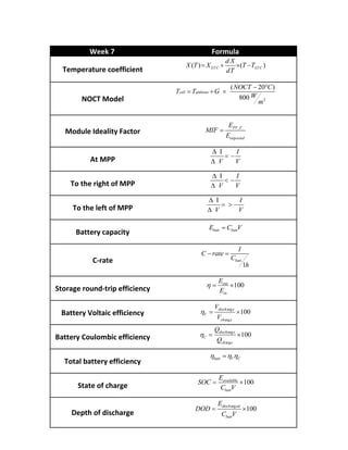 Useful Energy formulas | PDF | Physics | Science