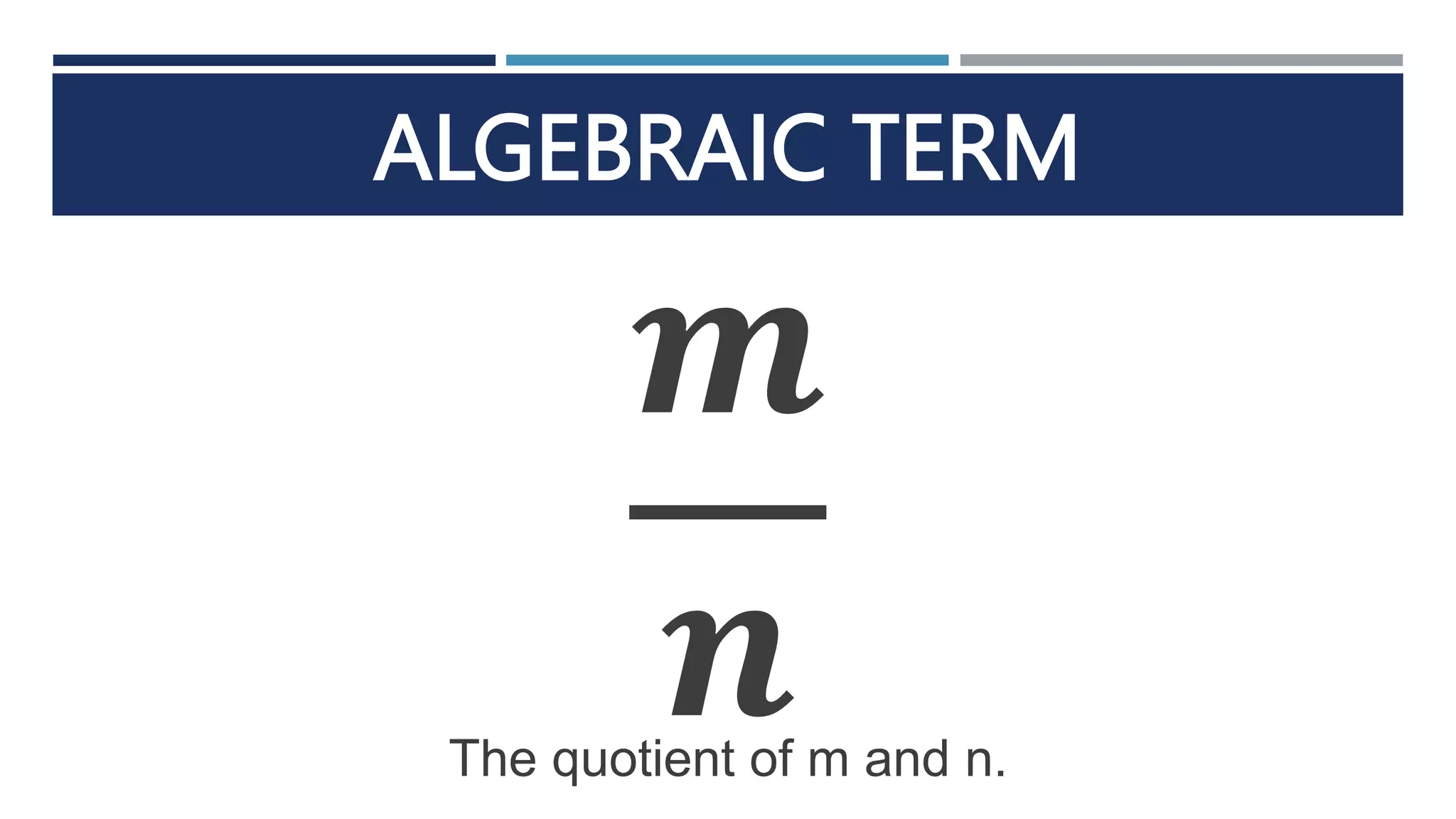 Constants , Variables and Algebraic Expressions.pptx
