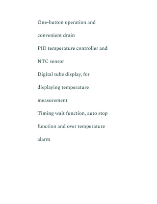 Constant Temperature Water Bath | PDF