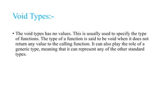 Constant, variables, data types | PPTX