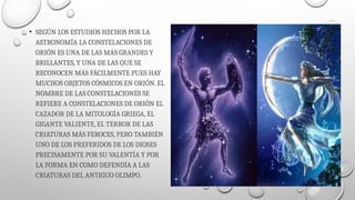 Constelación de orión un conocimiento acerca de Dios.pptx