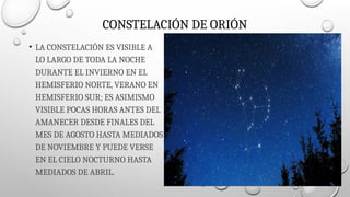 Constelación de orión un conocimiento acerca de Dios.pptx
