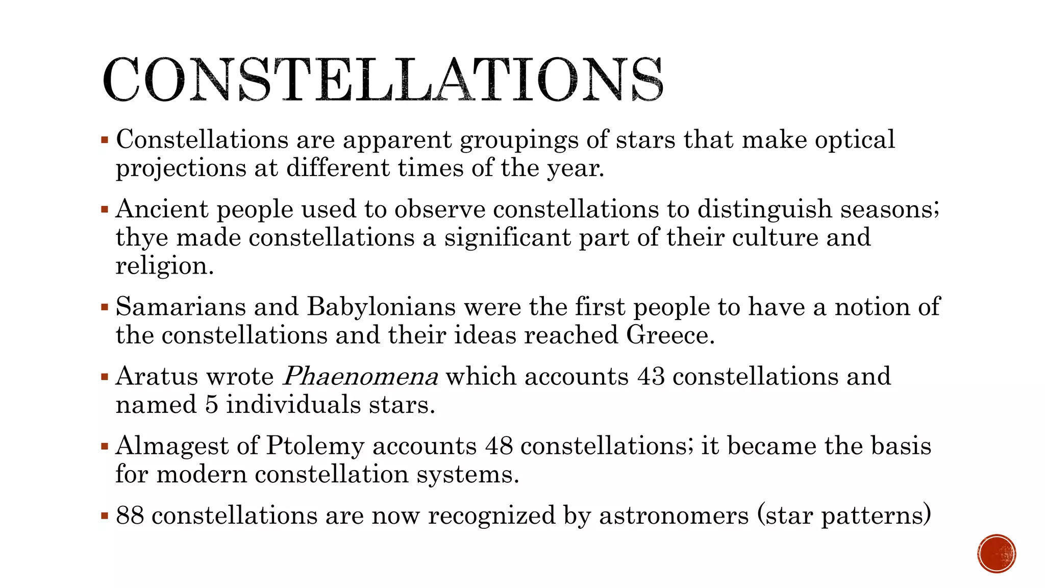 Constellation | PPTX