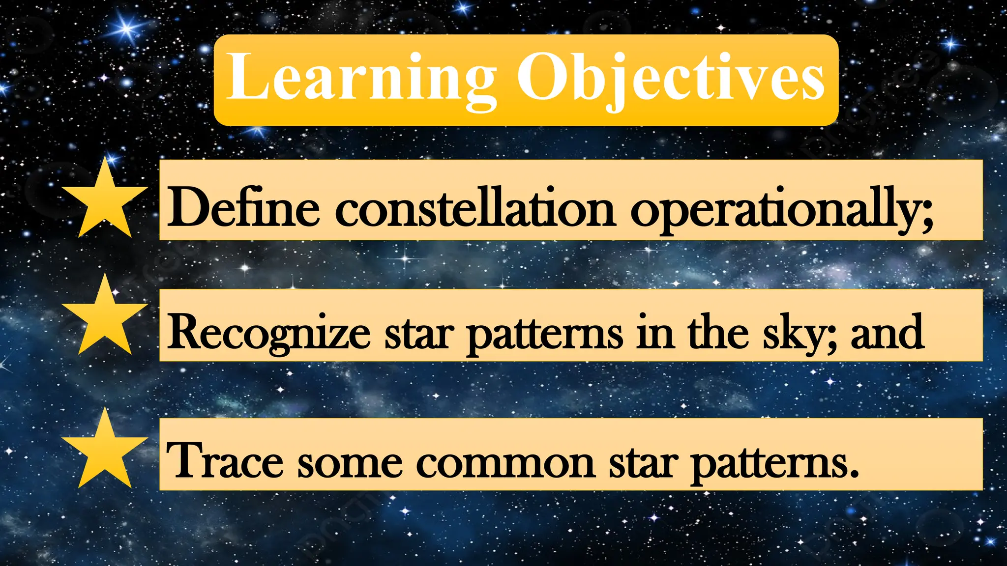 CONSTELLATION. for grade nine science subject | PPTX