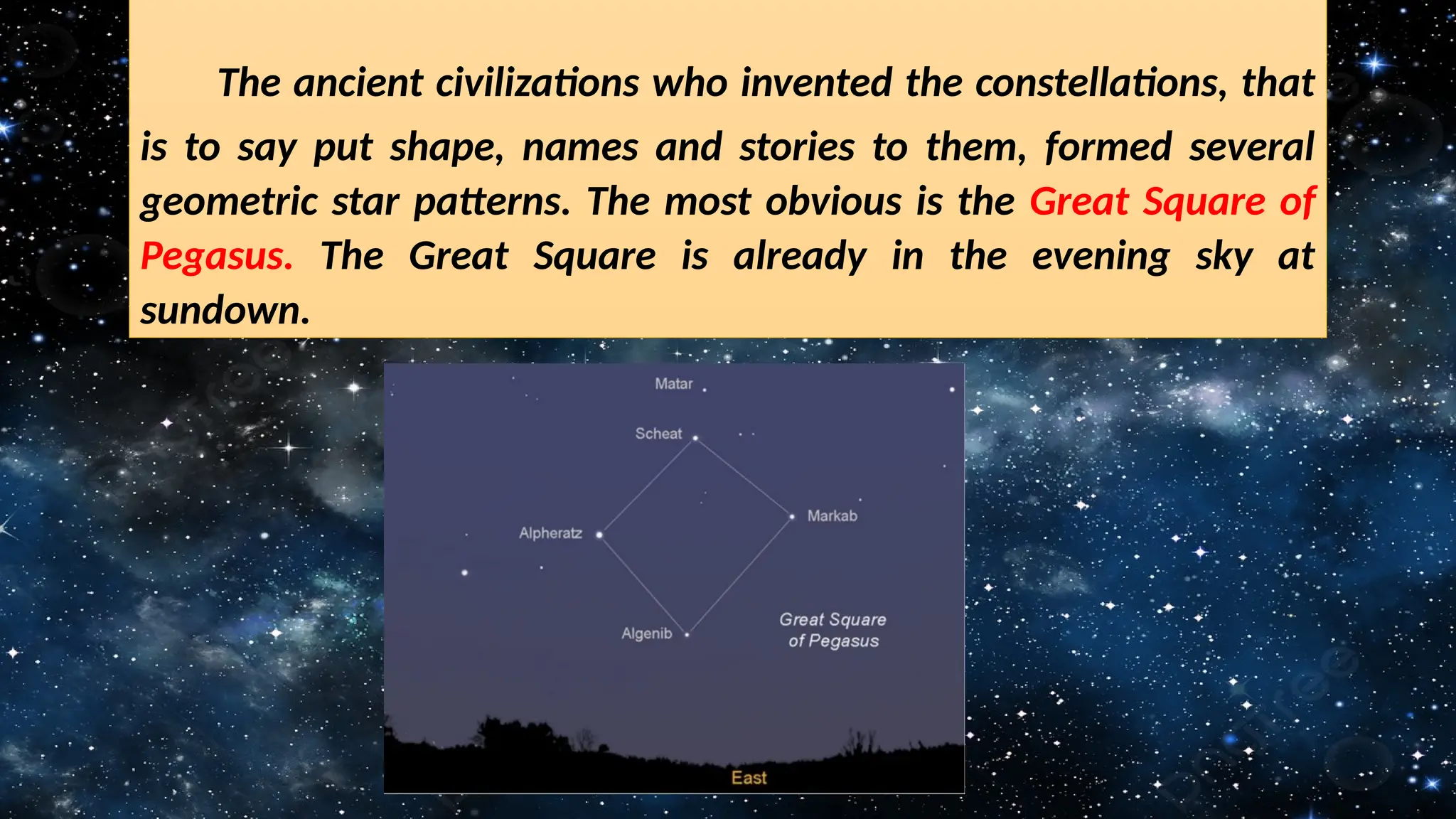 CONSTELLATION. for grade nine science subject | PPTX