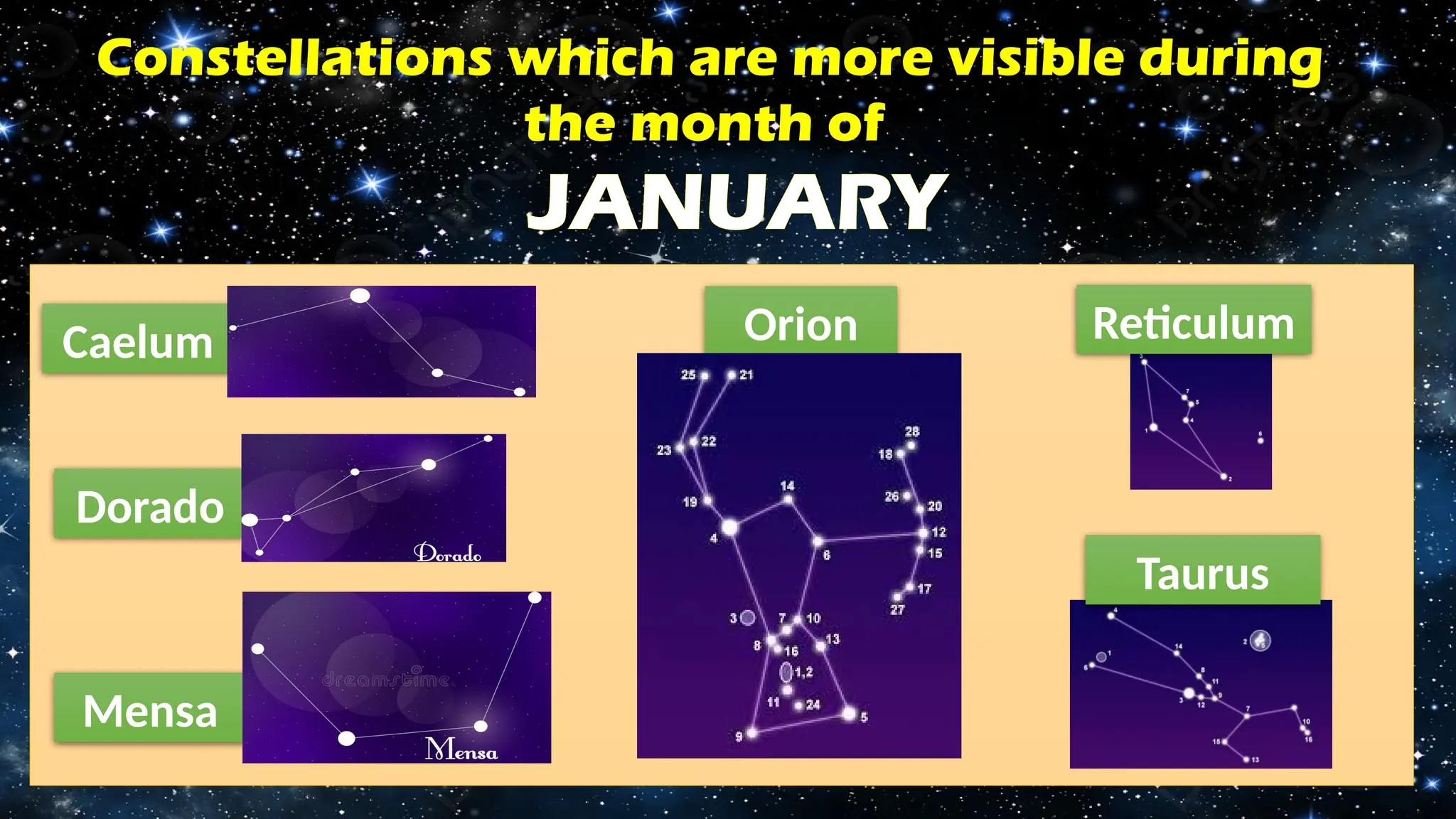 CONSTELLATION. for grade nine science subject | PPTX