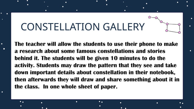 CONSTELLATION .pptx for grade 9 students | PPTX