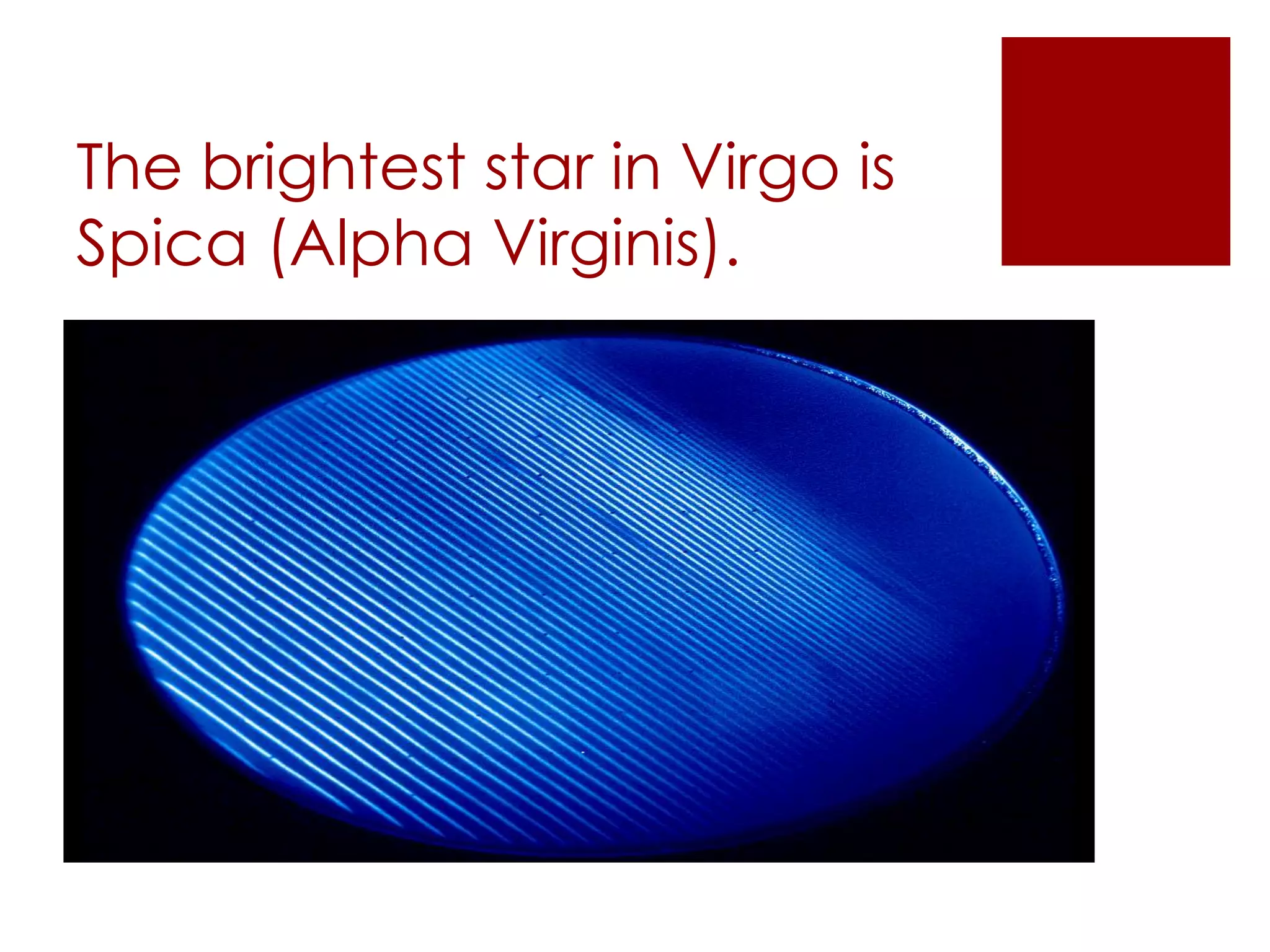 Constellation virgo presentation | PPTX