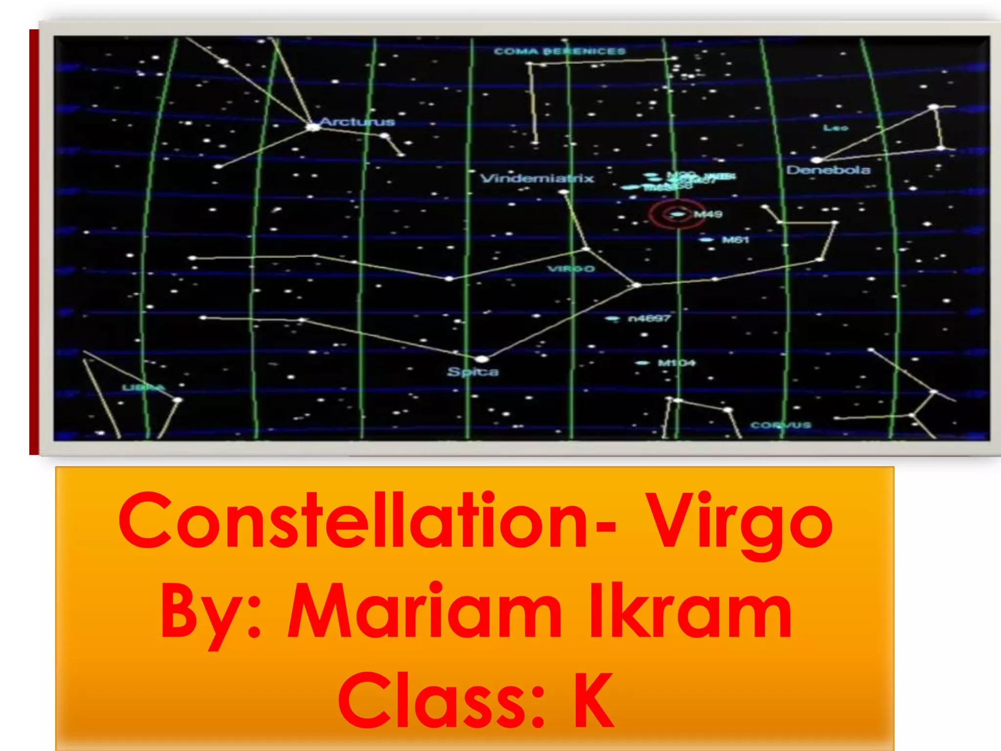 Constellation - Virgo presentation | PPTX