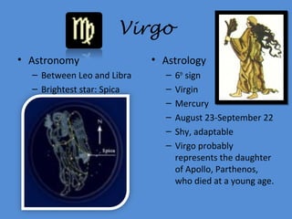 Constellationa and horoscope | PPT | Astrology | Religion & Spirituality