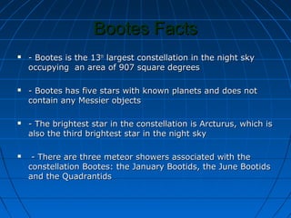 Constellation bootes | PPT